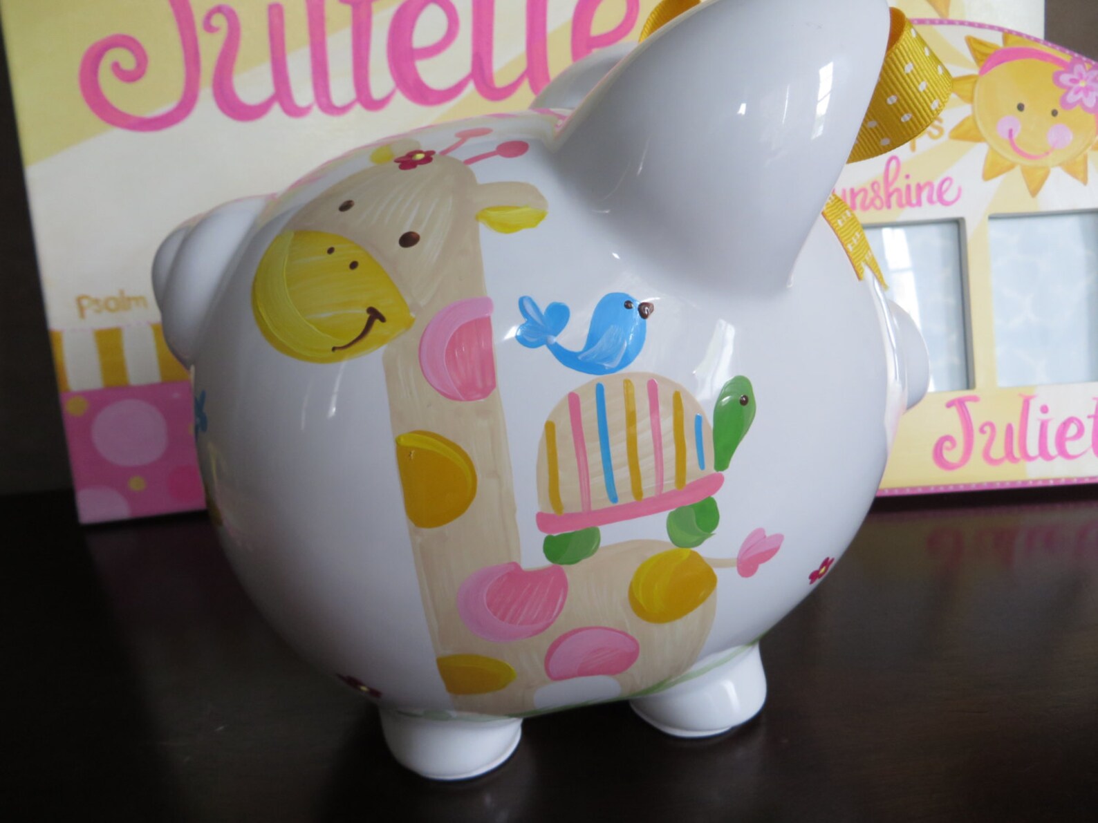 Personalized Piggy Bank You Are My Sunshine Animals - Etsy