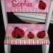 Personalized Chair Step Flip Stool Little Miss Red Ladybug - Etsy