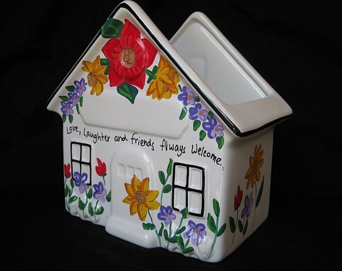 Personalized Mail Holder Ceramic House Great for Teachers Gifts Mothers ...