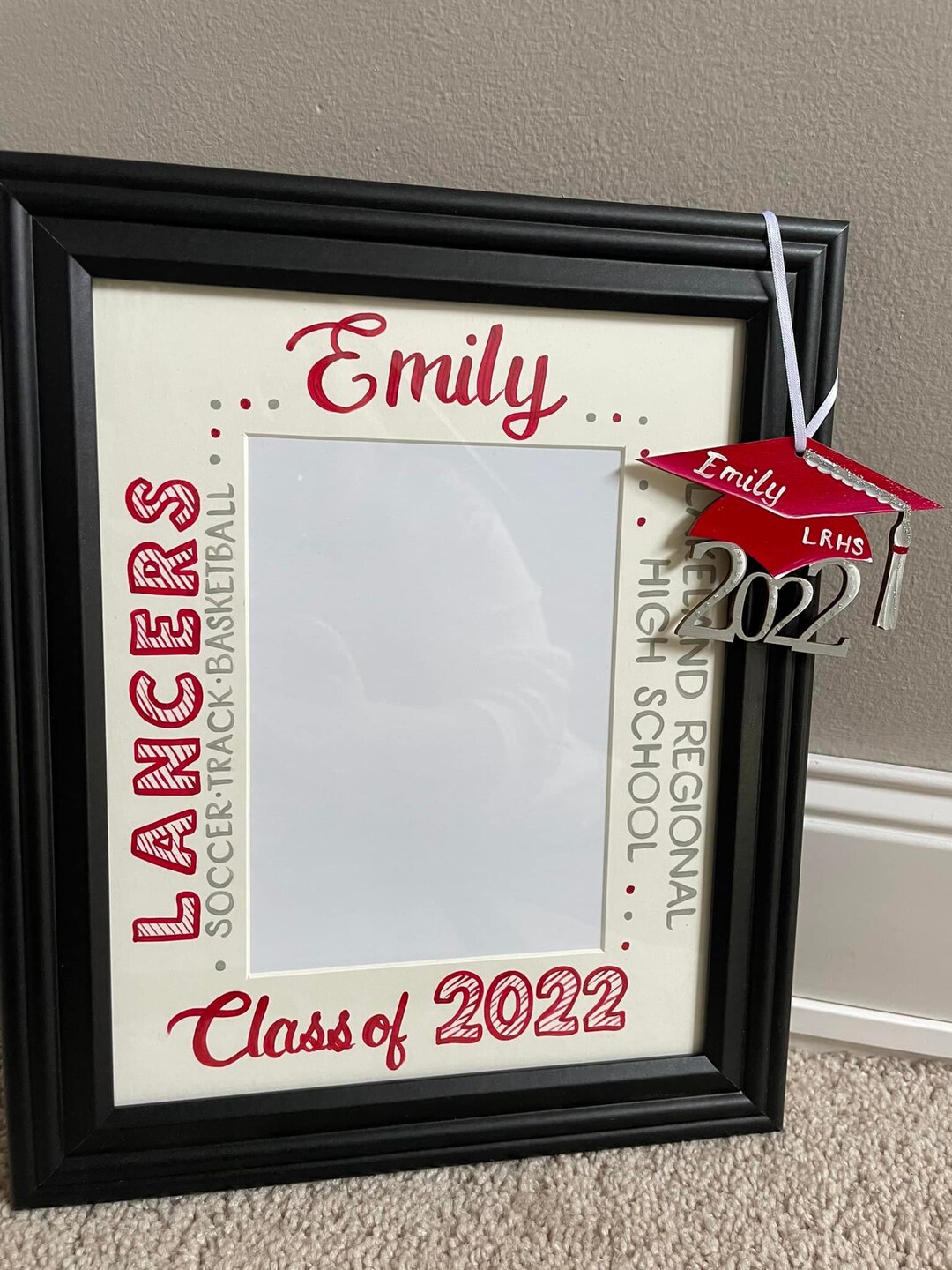 Personalized Hand Painted Graduation Picture Frame and Graduation Frame ...