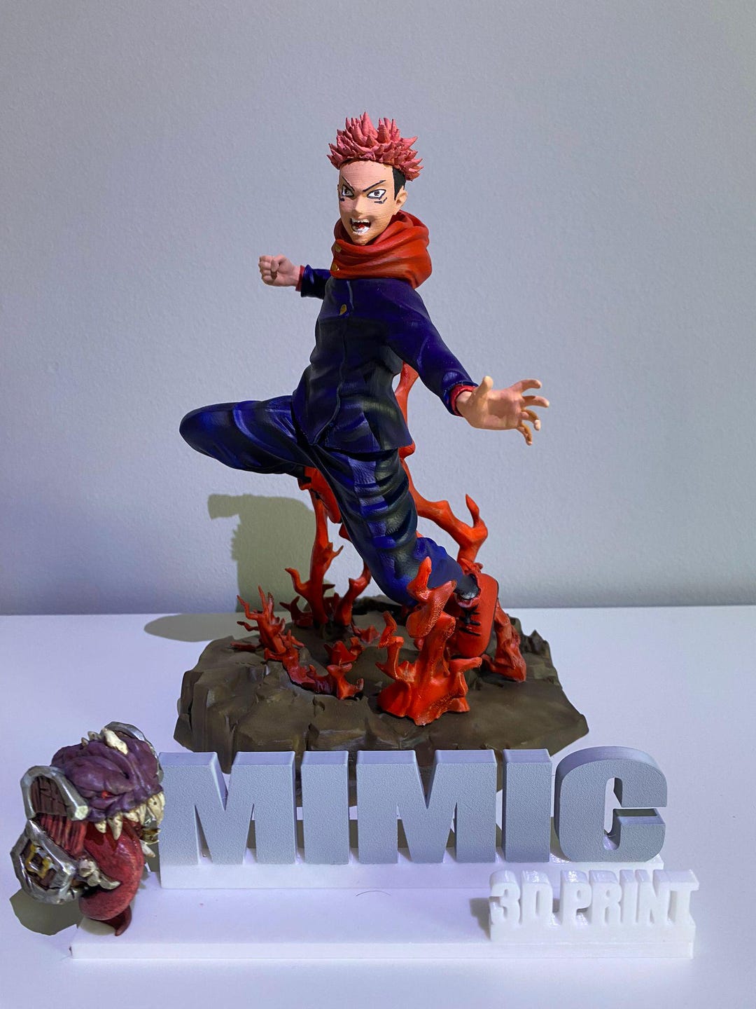 Yuji Itadori FDM Figure Hand Painted Jujutsu Kaisen Collectible - Etsy