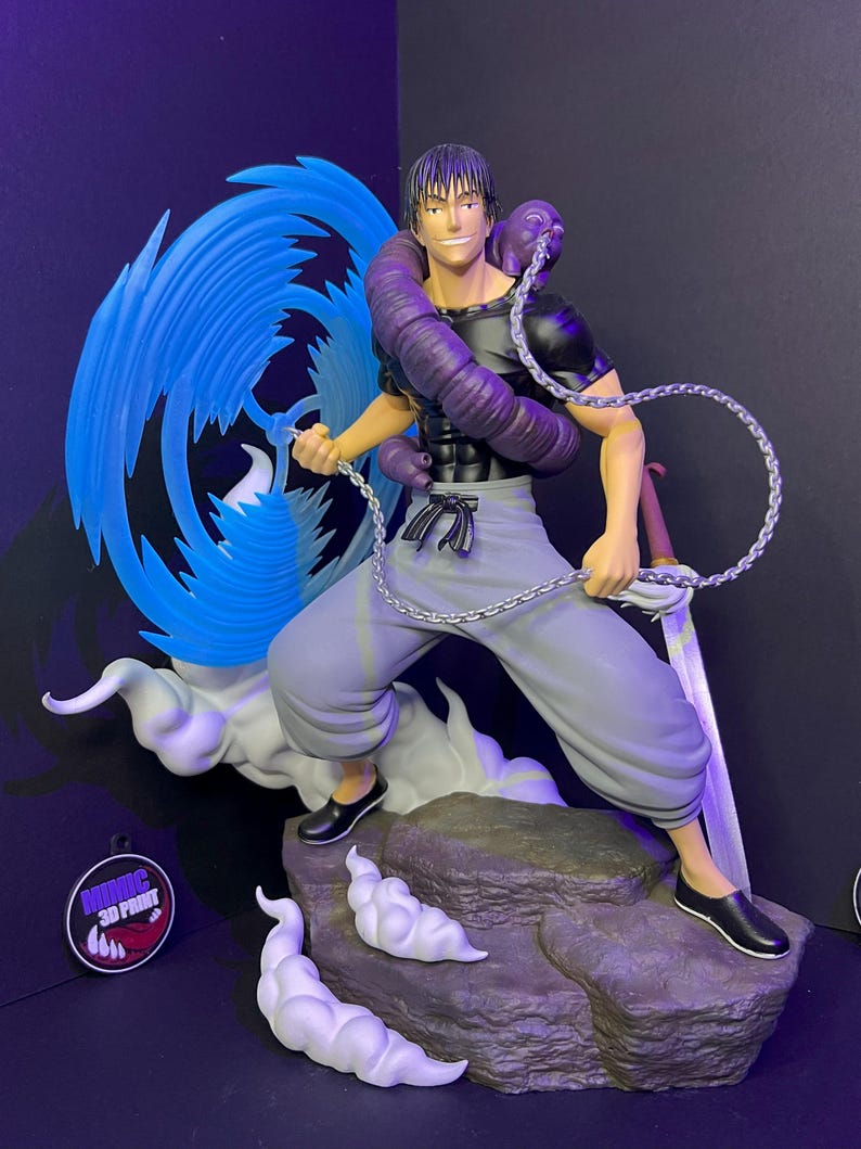 Toji Fushiguro Resin Statue \ Hand Painted \ Jujutsu Kaisen \ Diorama ...