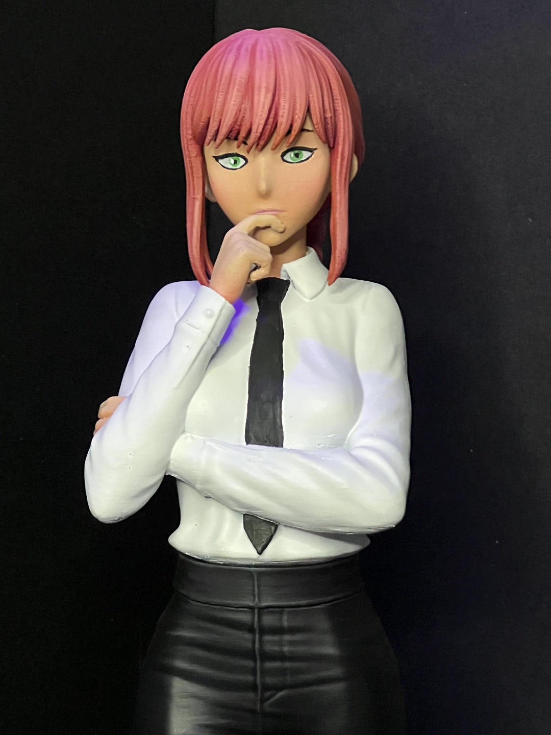 Makima FDM PLA Statue \ Hand Painted \ Chainsaw Man \ 3D Print ...