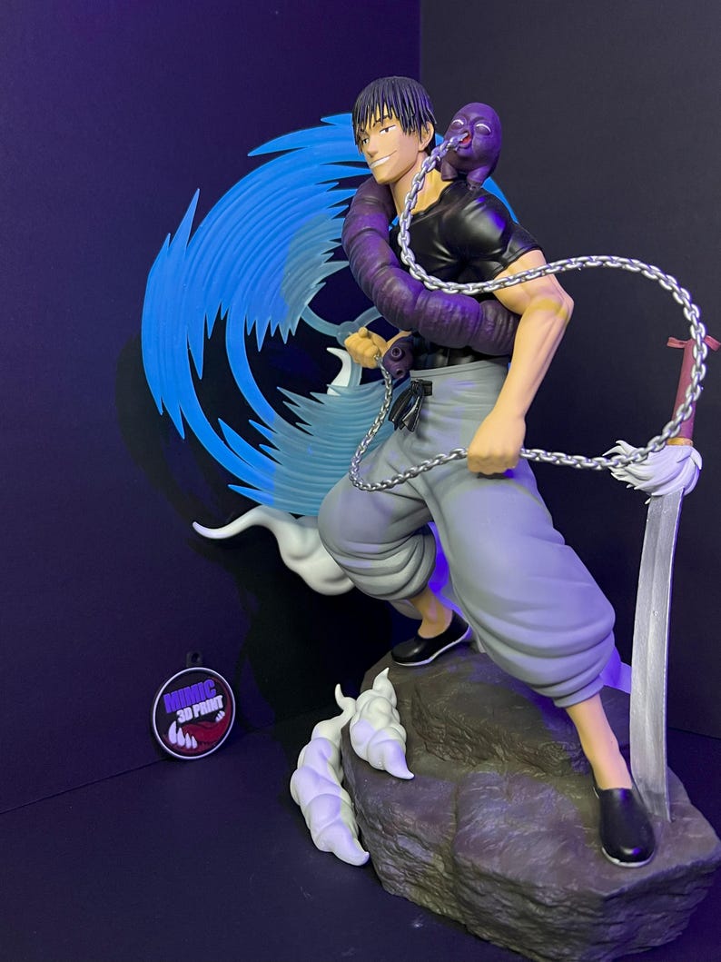 Handpainted Toji Fushiguro Figure (garage Kit) - Jujutsu Kaisen - 3D ...