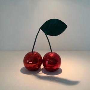 Handmade Small Red Disco Cherries for Apartment and Home Decor - Etsy