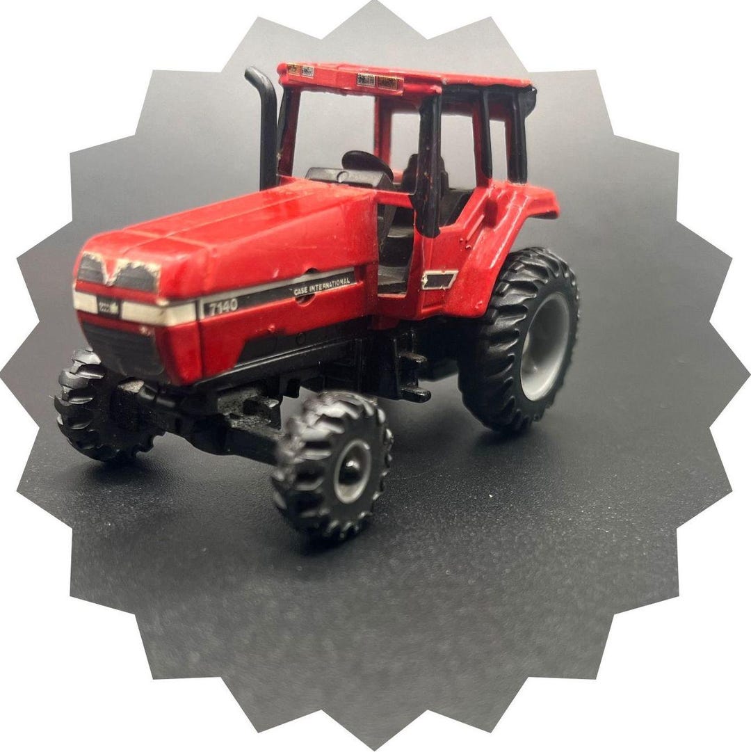 Vintage Case International Red Tractor 1/64 Scale Toy - Etsy