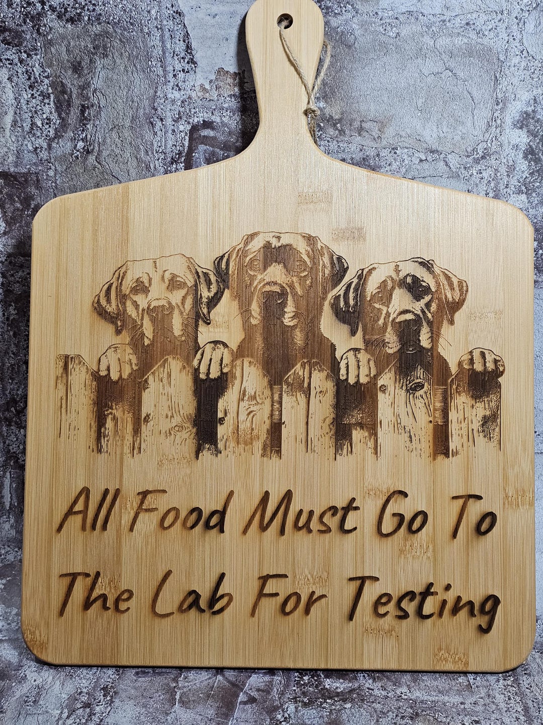 Engraved Bamboo Labrador Board – Funny Dog Kitchen Decor - Etsy