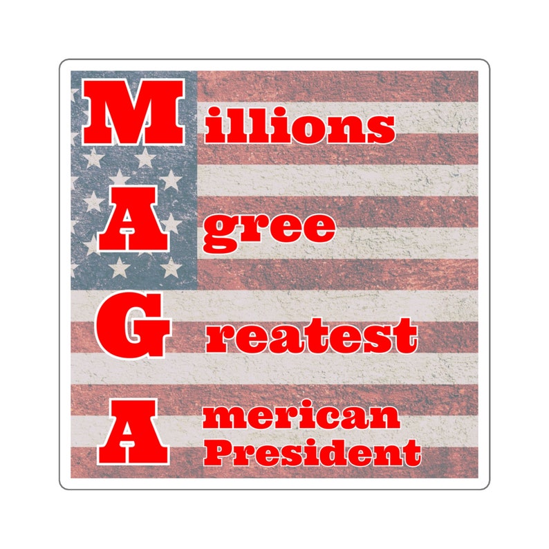MAGA Sticker, Trump Sticker, Donald Trump 2024, Election 2024 ...