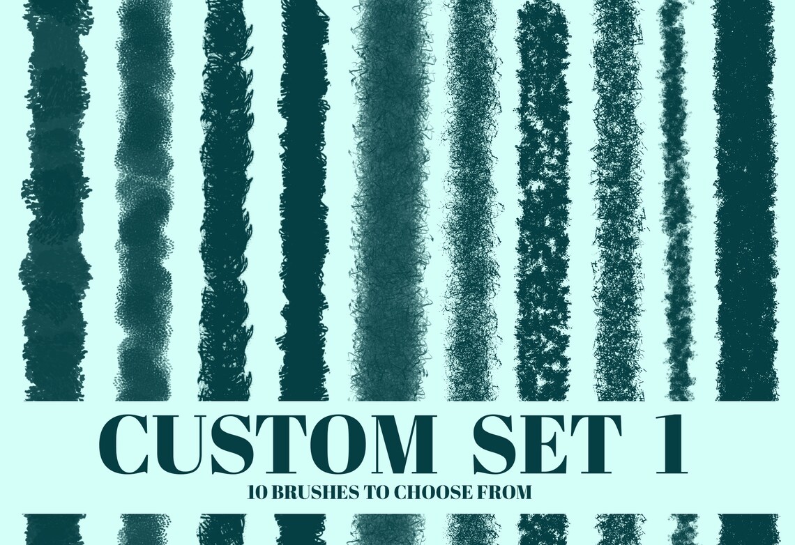 Custom Photoshop Brush Set - Etsy