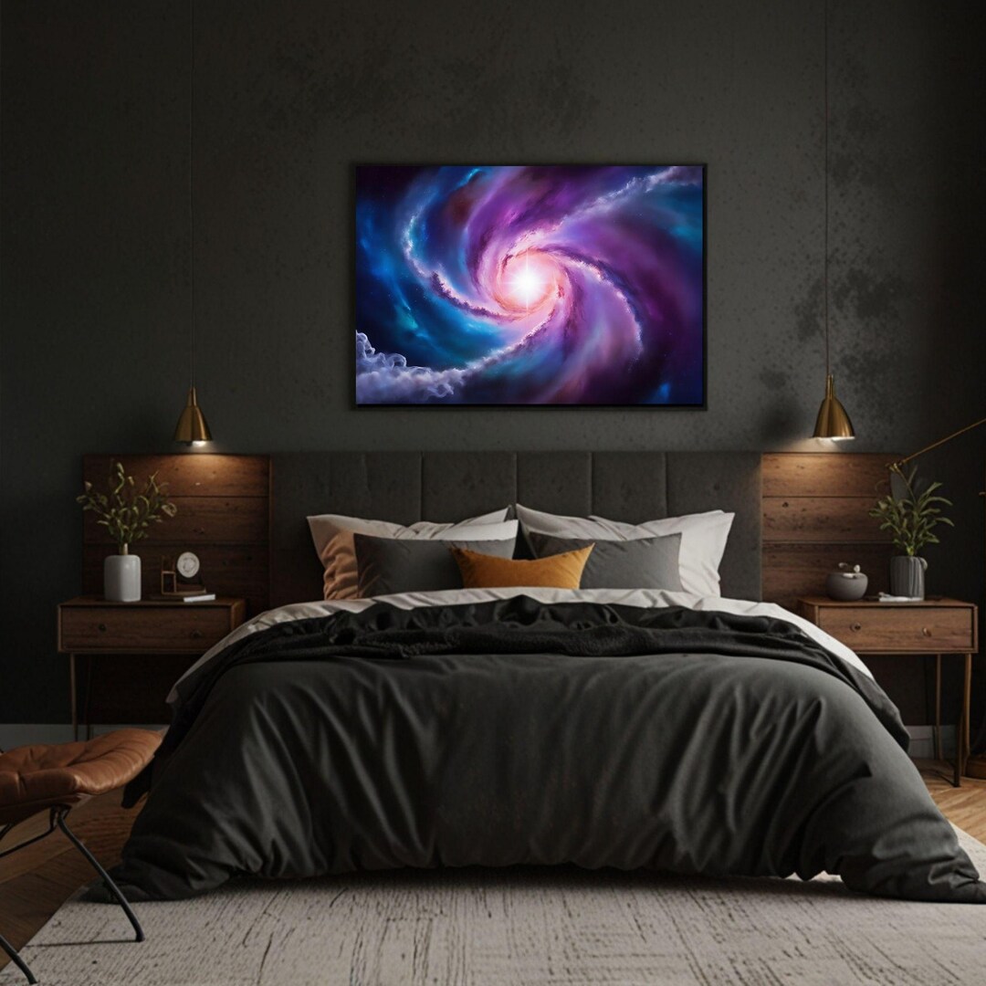 Stunning Star in the Galaxy Wall Art Collection - Etsy
