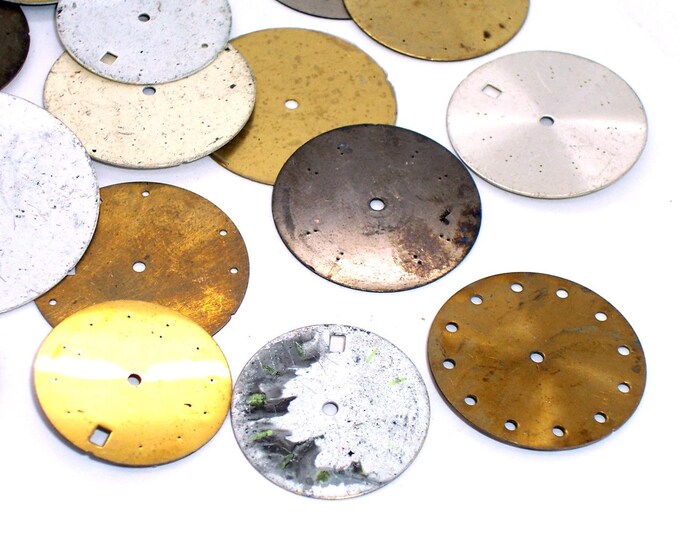 24, WATCH Face BLANKS .. LARGE Round, Steampunk, Supply - Etsy