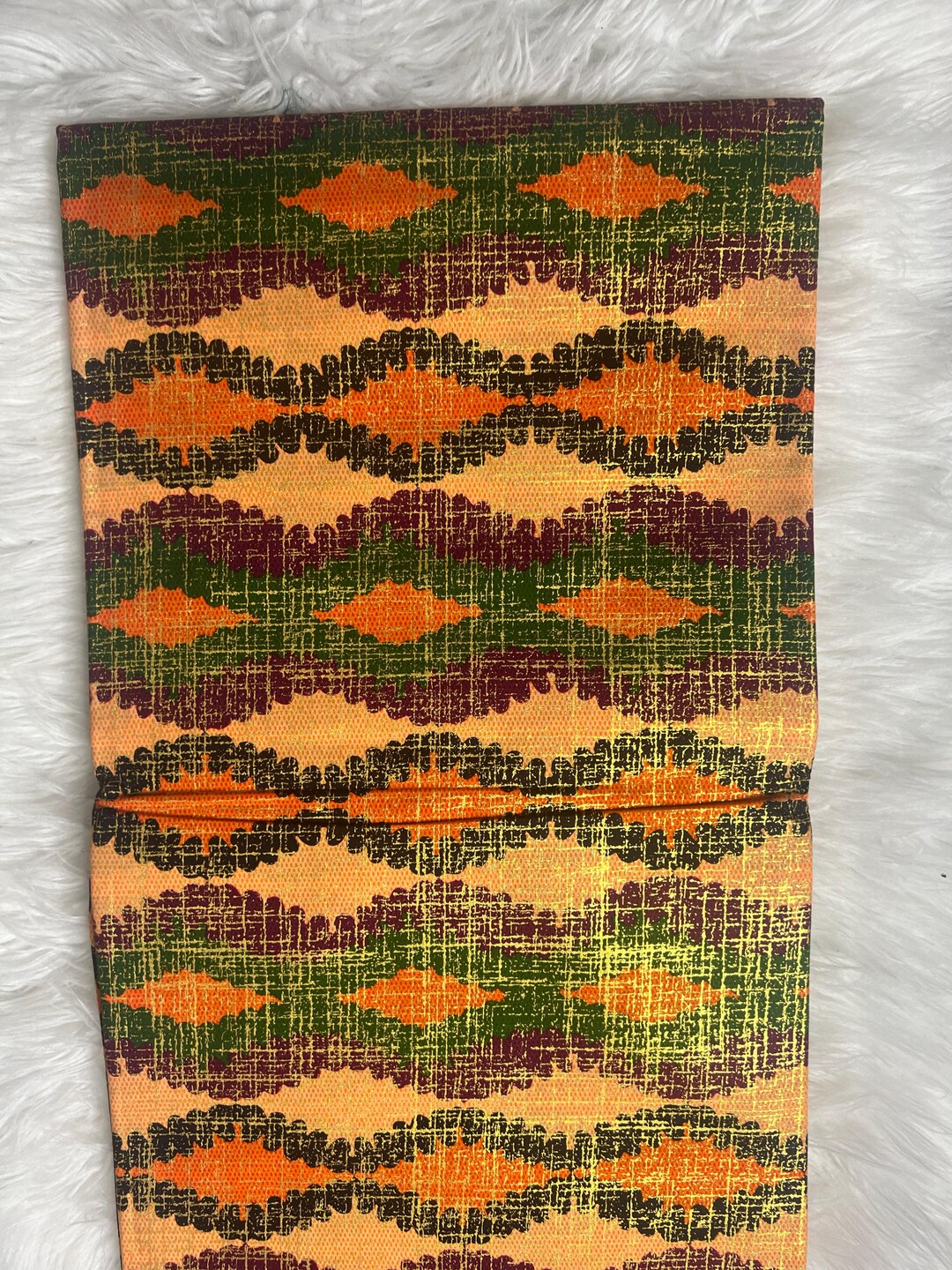 100% Cotton African Hitartex Ankara Print Fabric Wax Motif Kente Gold ...