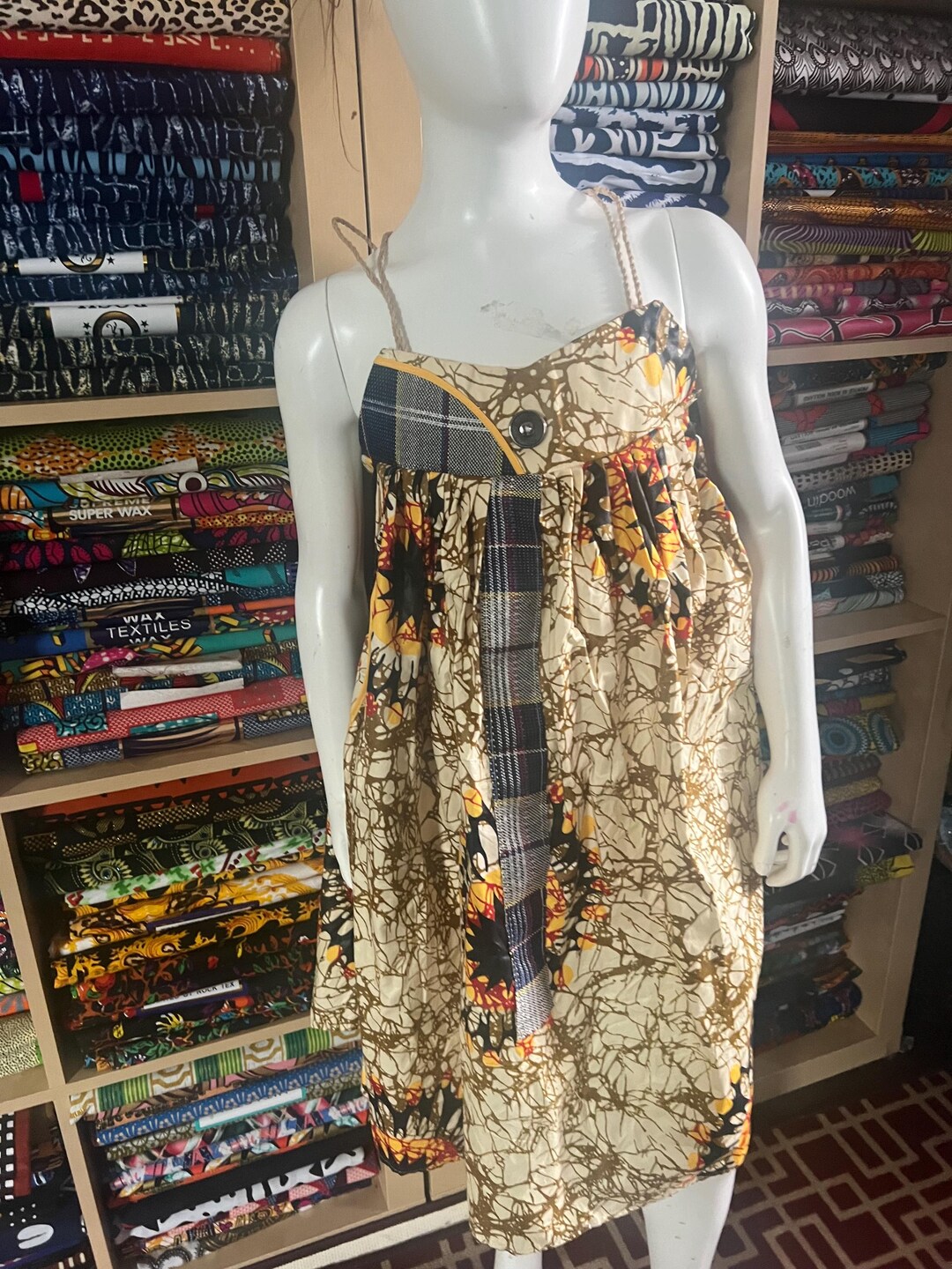 Mini Kaba for Child 12 to 15years With Ankara Fabric ,african Fabric ...