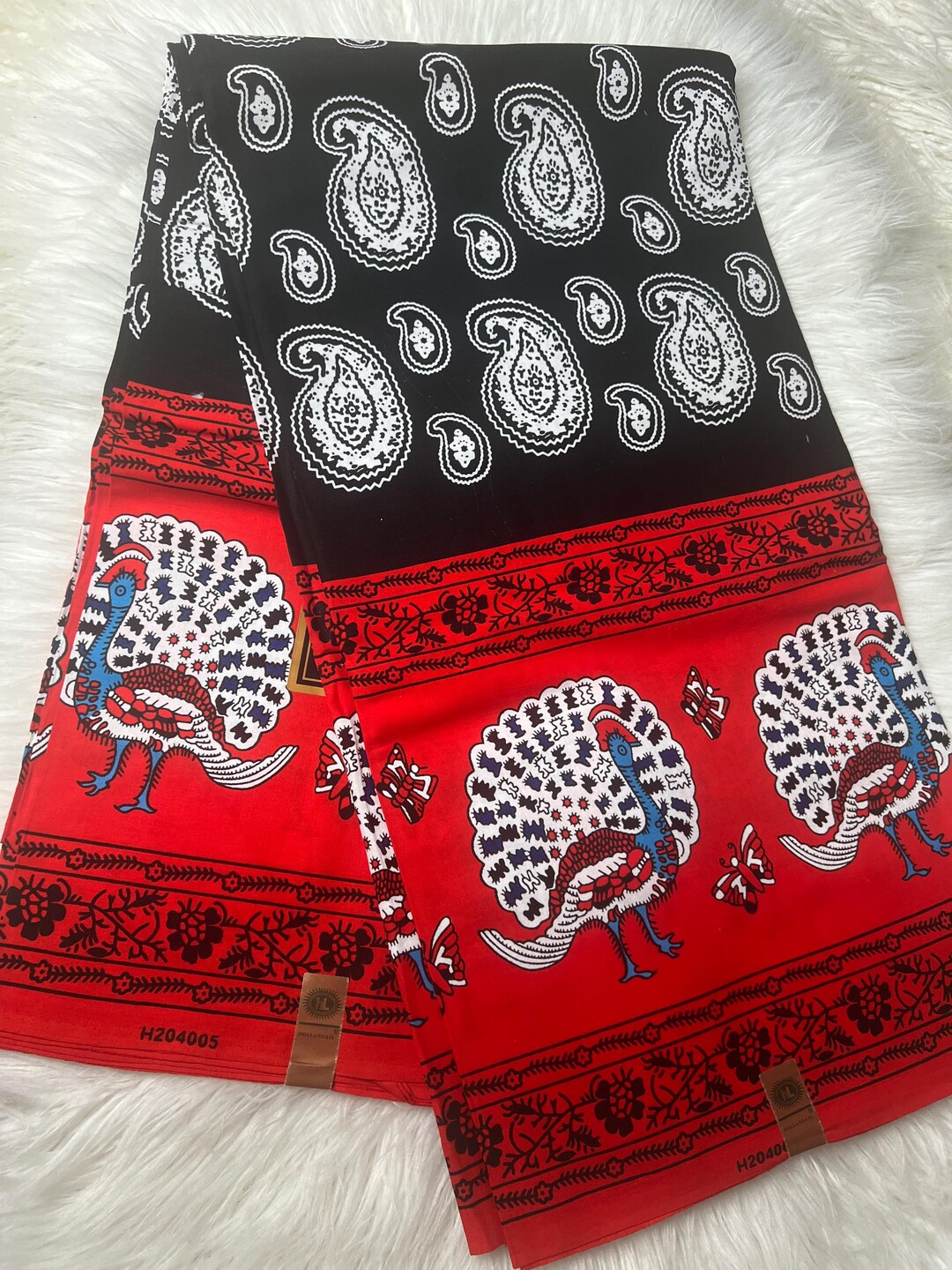 Veritable Wax 100% Cotton African Wax Fabric Nigerian Ankara Prints ...