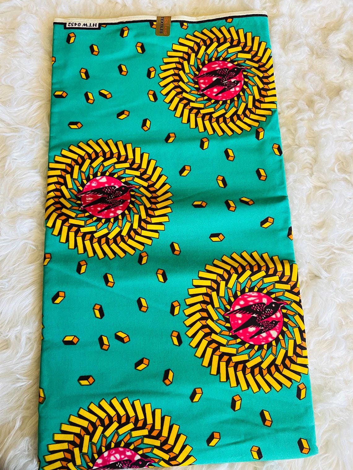 Holland Textiles Wax ,african Fabric Cloth 100% Cotton Ankara Wax Print ...