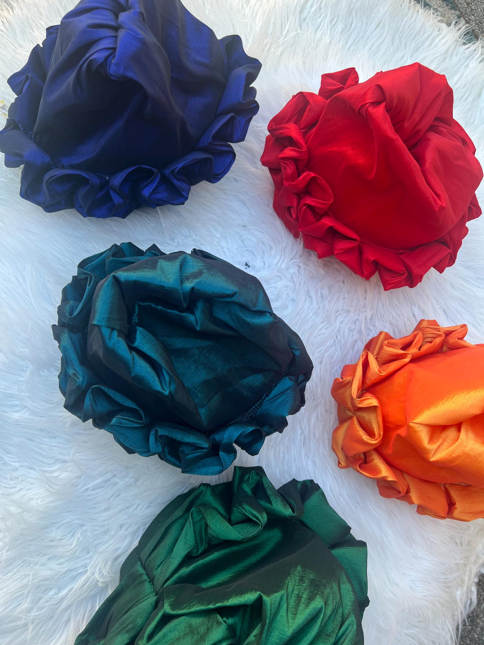 Luxury Big Bowknot Turban Cap for Women, Exaggerated African Auto Gele ...