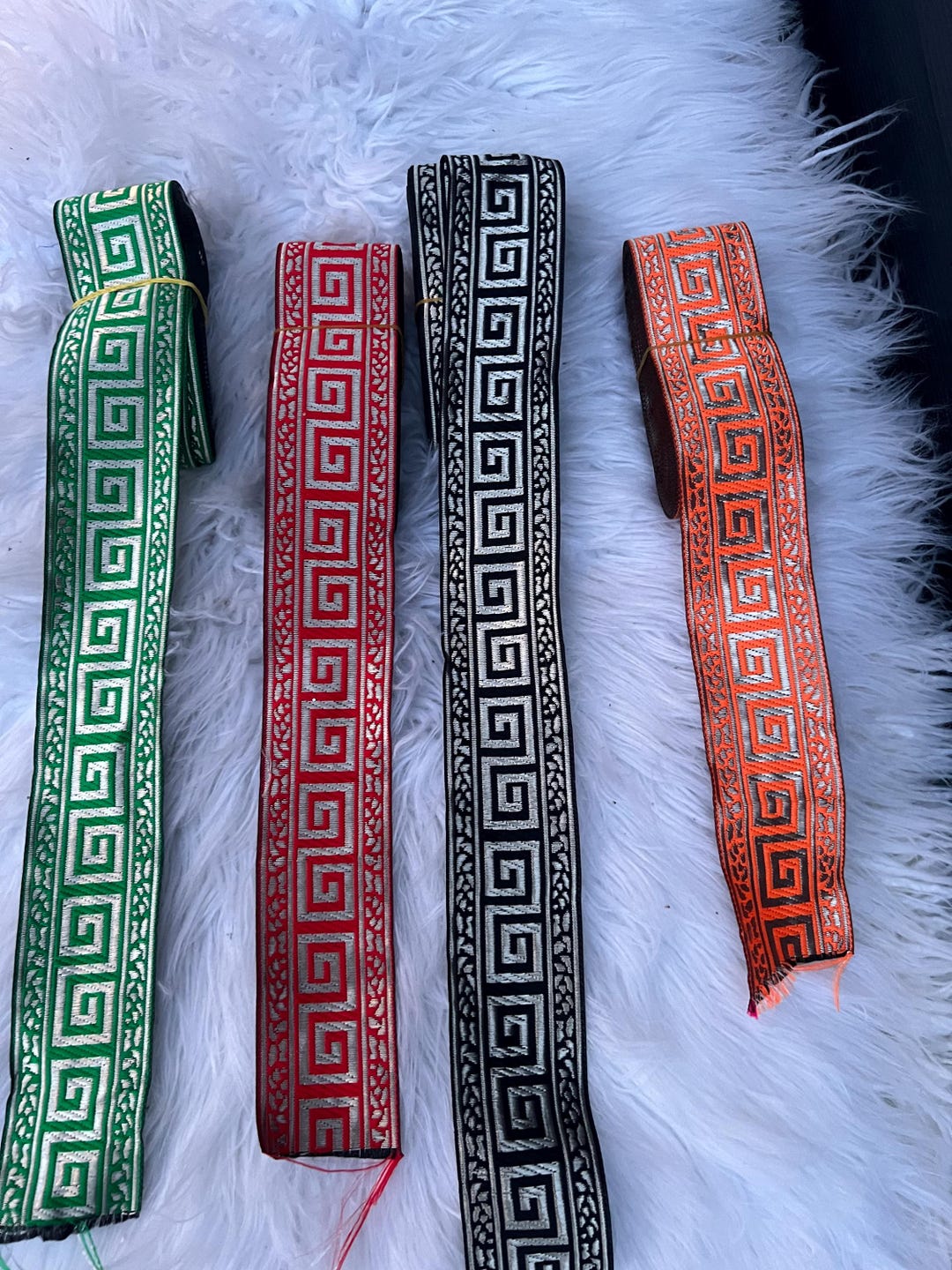 Greek Key Ribbon, Jacquard Trims by Yard. the Inch is 1.96,you Can Used ...
