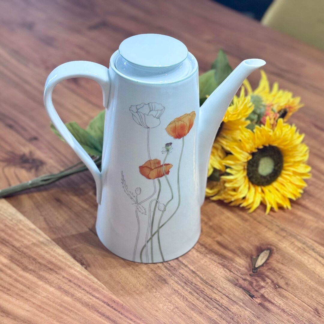 Block Spal Poppy Teapot Portugal - Etsy Canada
