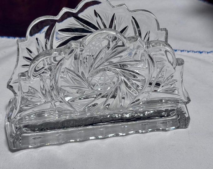 Pinwheel Crystal Napkin Holder - Etsy