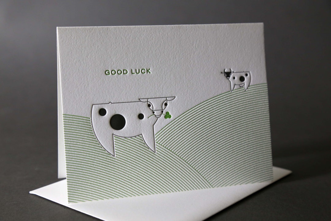 No. 120: Cows Good Luck - Etsy