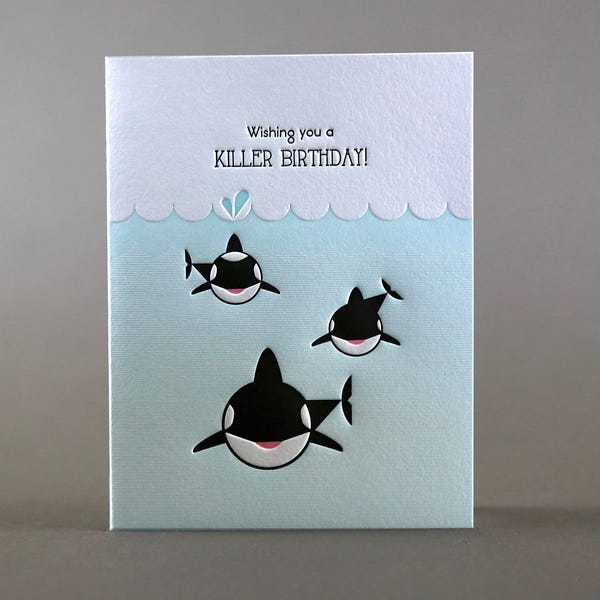 Whales Birthday Cards - Etsy