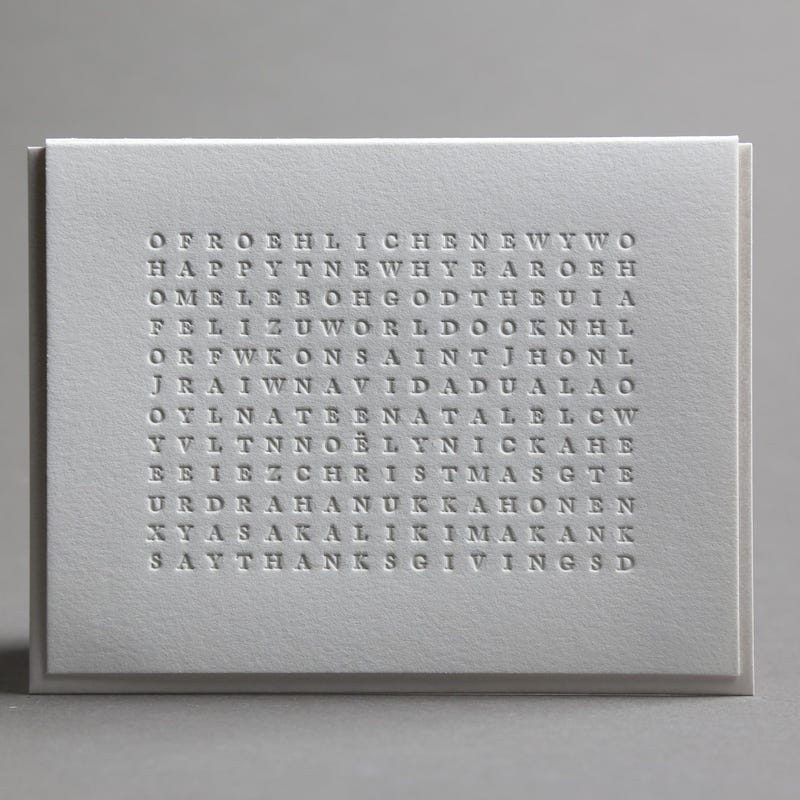 Letterpress Halloween Card Sets - Etsy