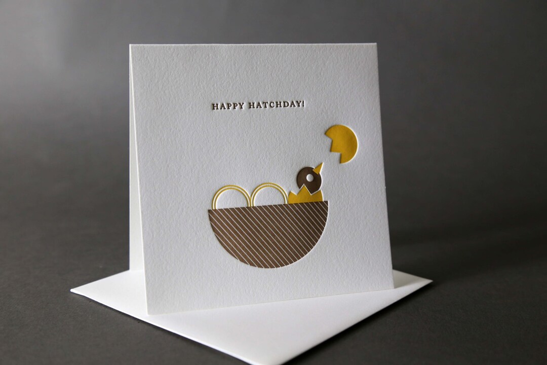 No. 333: Nest Chick Happy Hatchday - Etsy UK