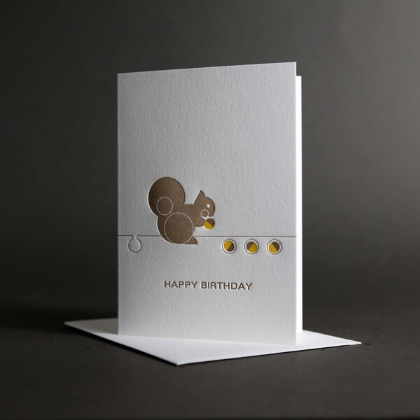 Squirrel Birthday Card Funny - Etsy