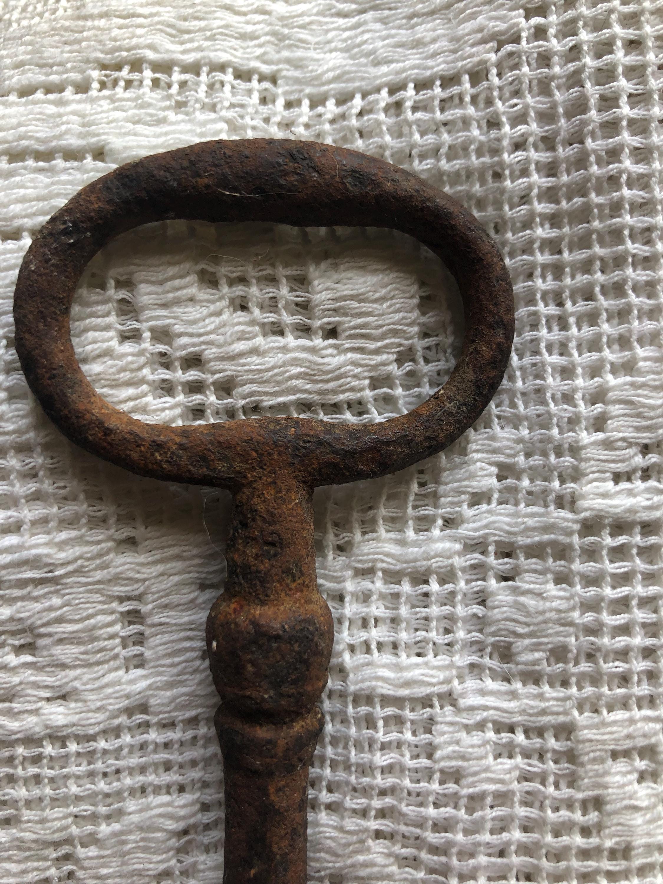 Large Antique 1800s French Iron Door Key a Timeless Relic 6.3/4" - Etsy