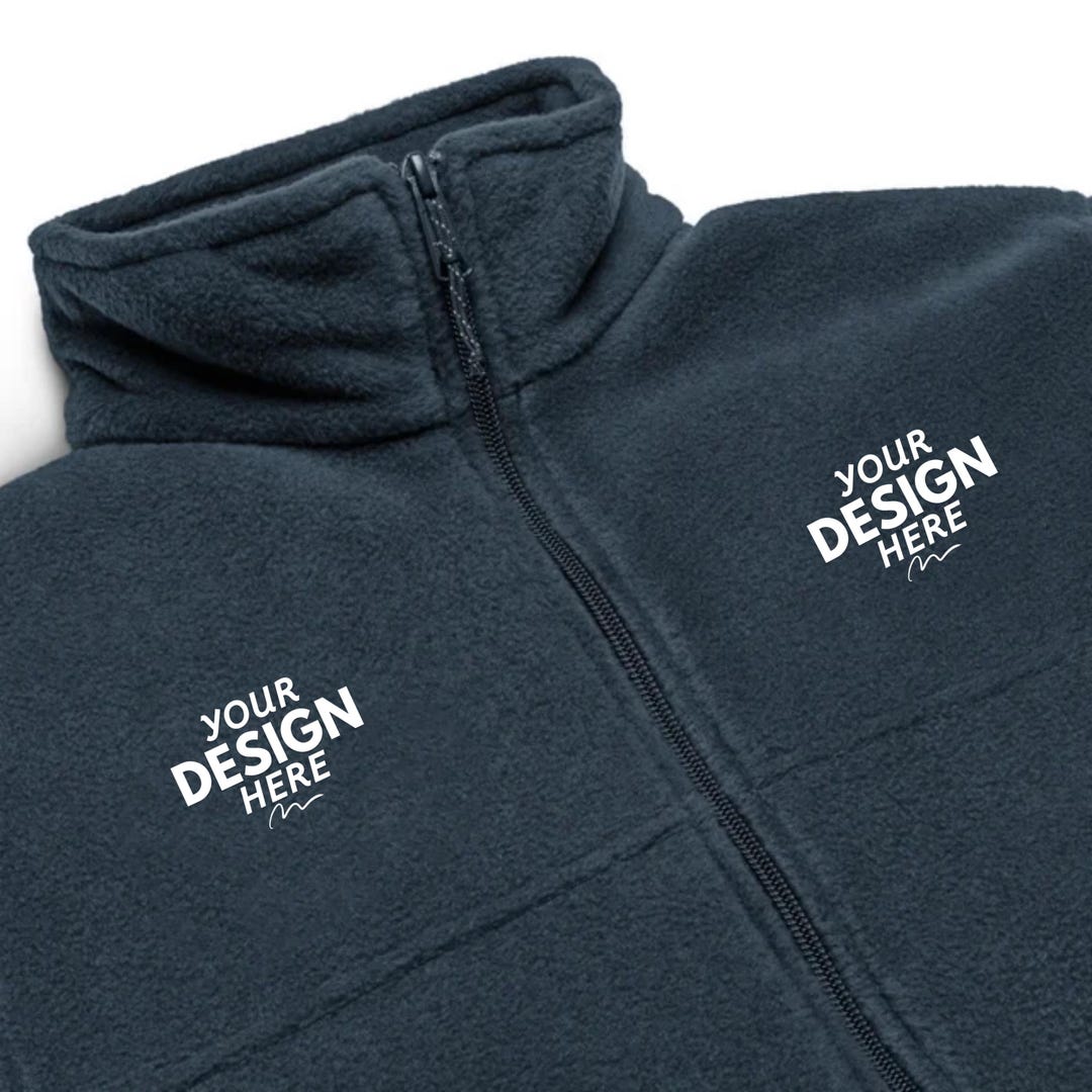 Custom Embroidered Fleece Jacket for Men and Women Customized Fleece ...
