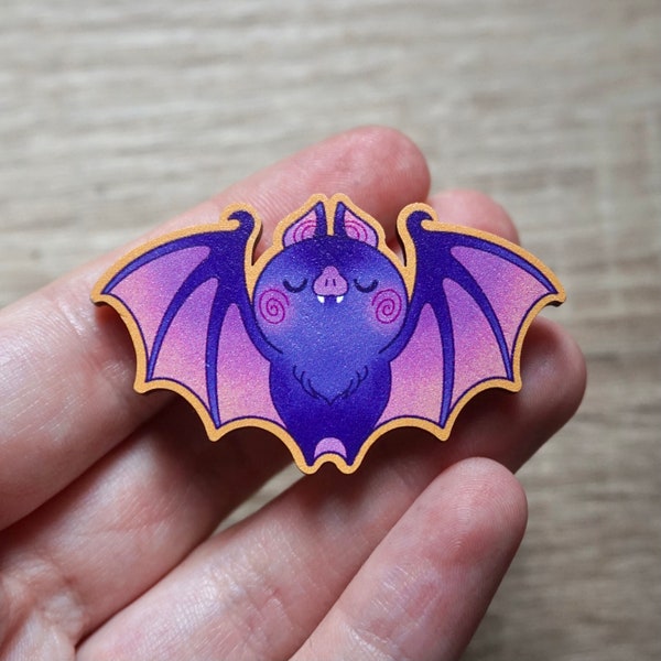 Bat Pin - Etsy