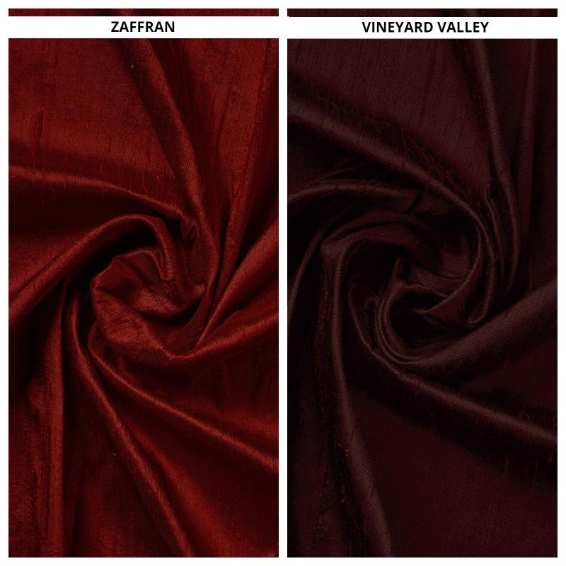 Dark Red Curtains - Etsy