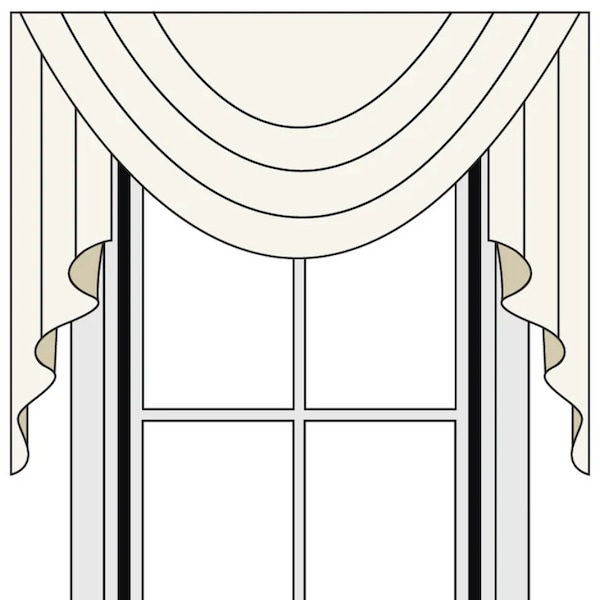 Window Swags and Valances - Etsy