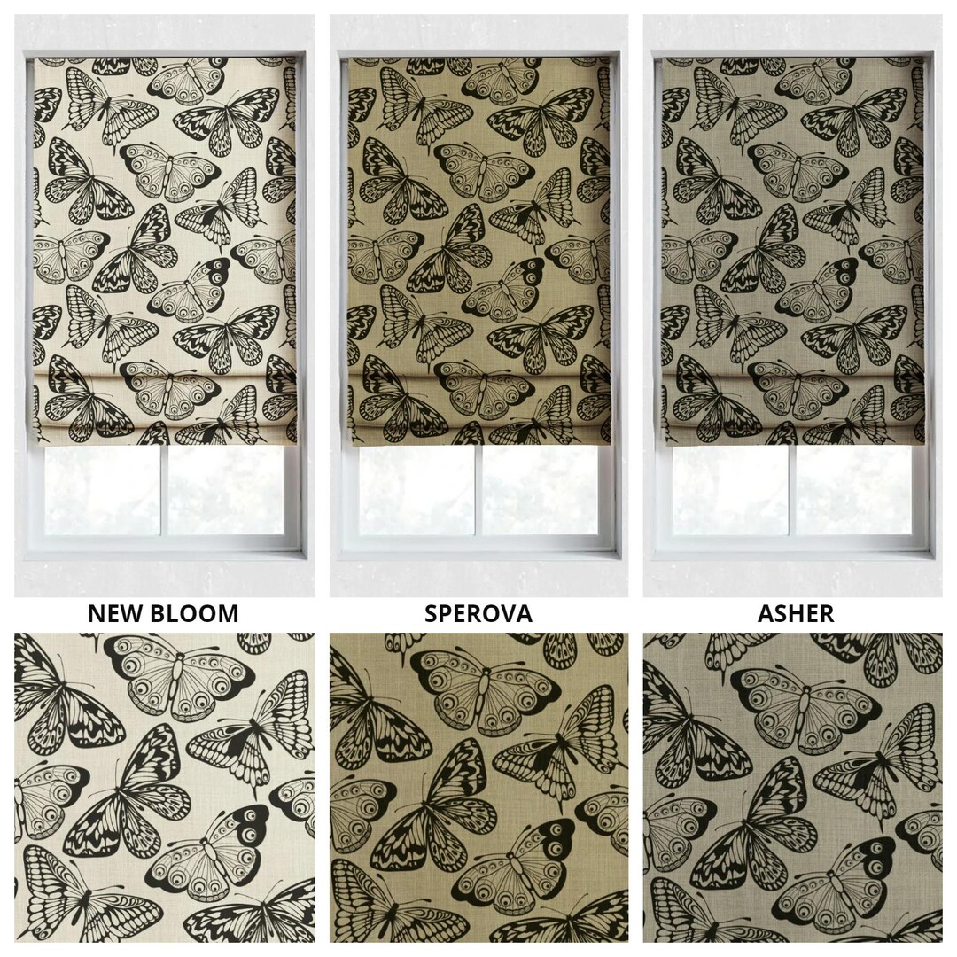 Modern Patterns Custom Window Blinds for Living, Dining, Playroom ...