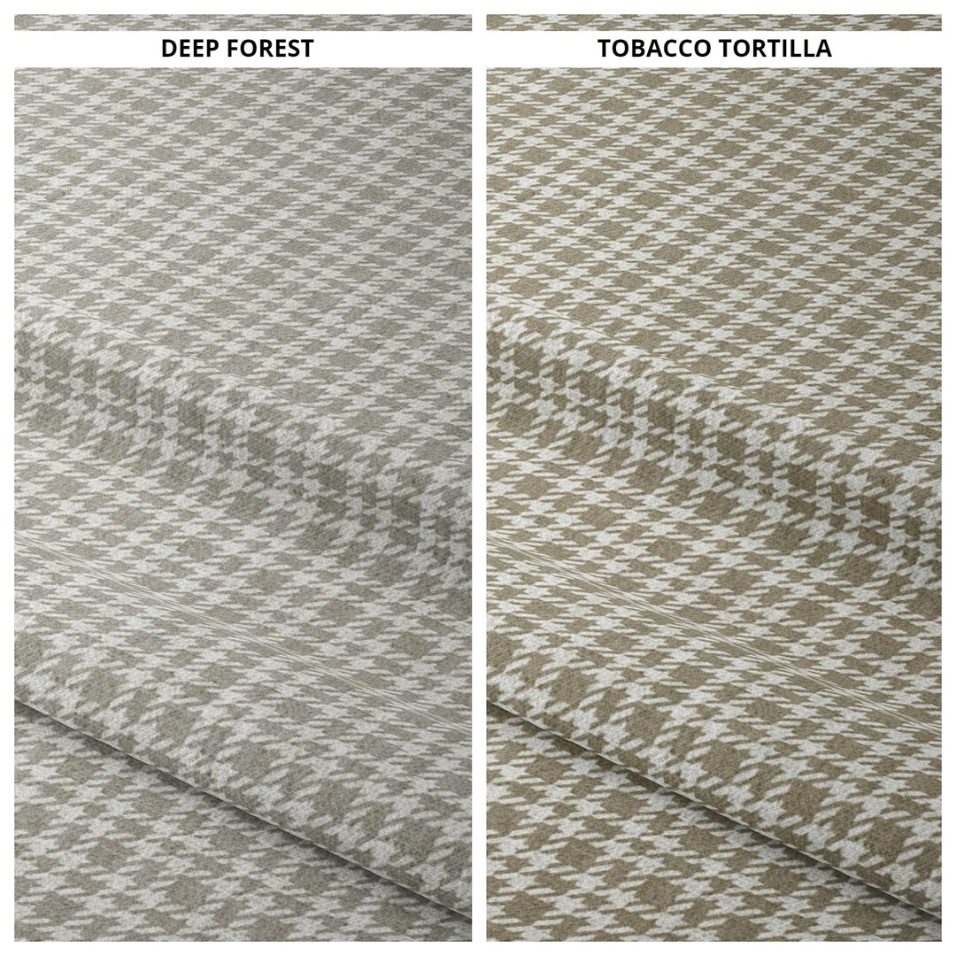 Houndstooth Fabric by the Yard. Multipurpose Fabric for Home Decor ...