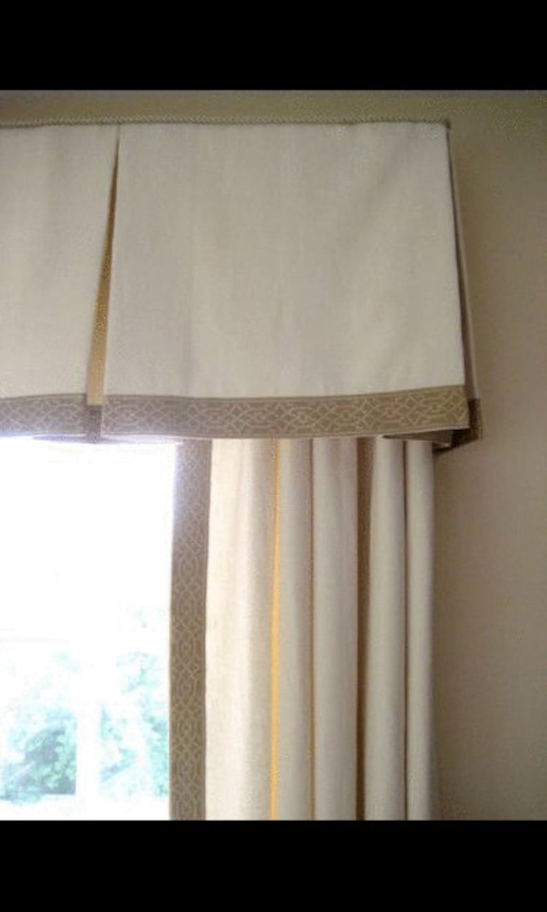 Custom Size Board Mounted Box Pleat Valance I 3000 Fabrics I Window ...