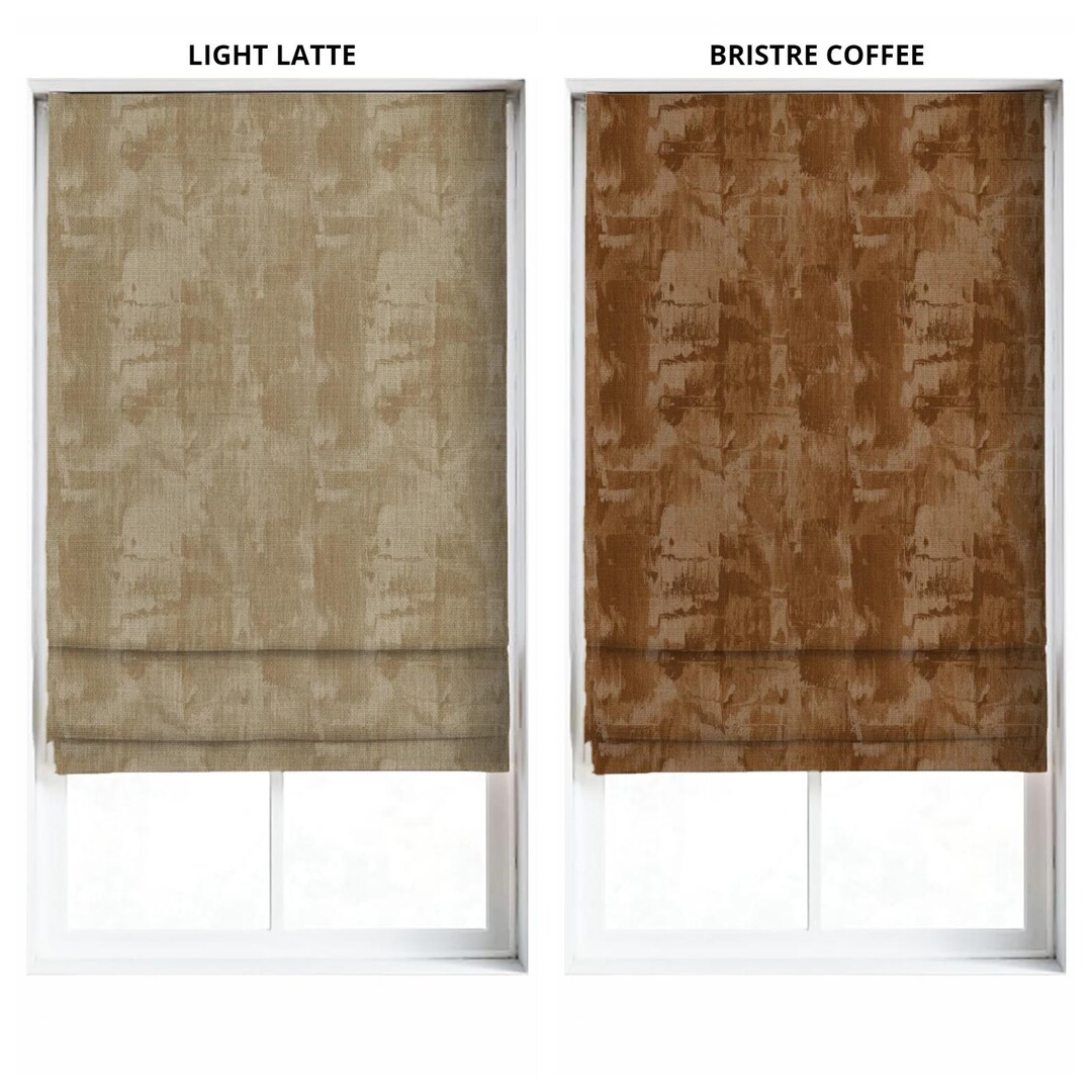 Dimout Roman Shades. Custom Room Darkening Window Blinds for Kids Room ...