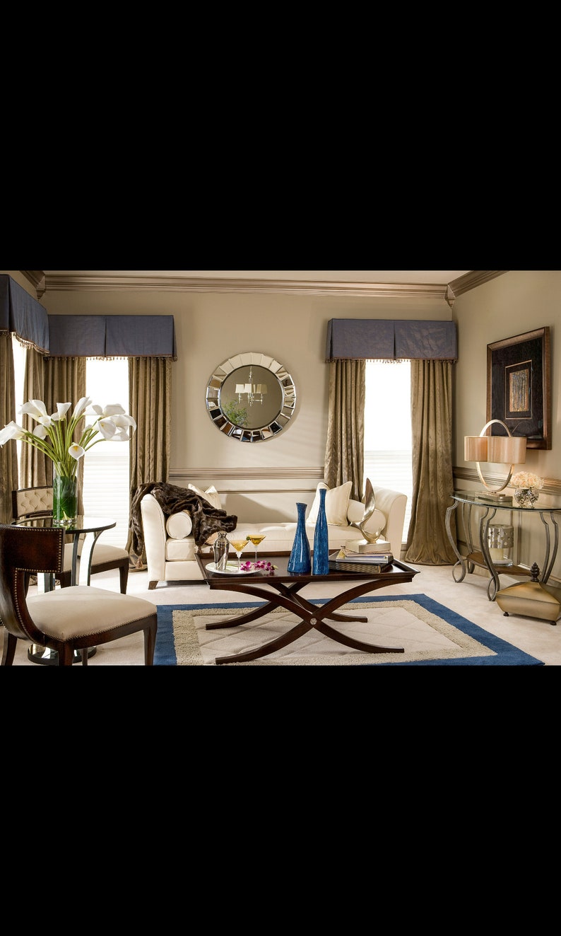Custom Size Board Mounted Box Pleat Valance I 3000 Fabrics I Window ...