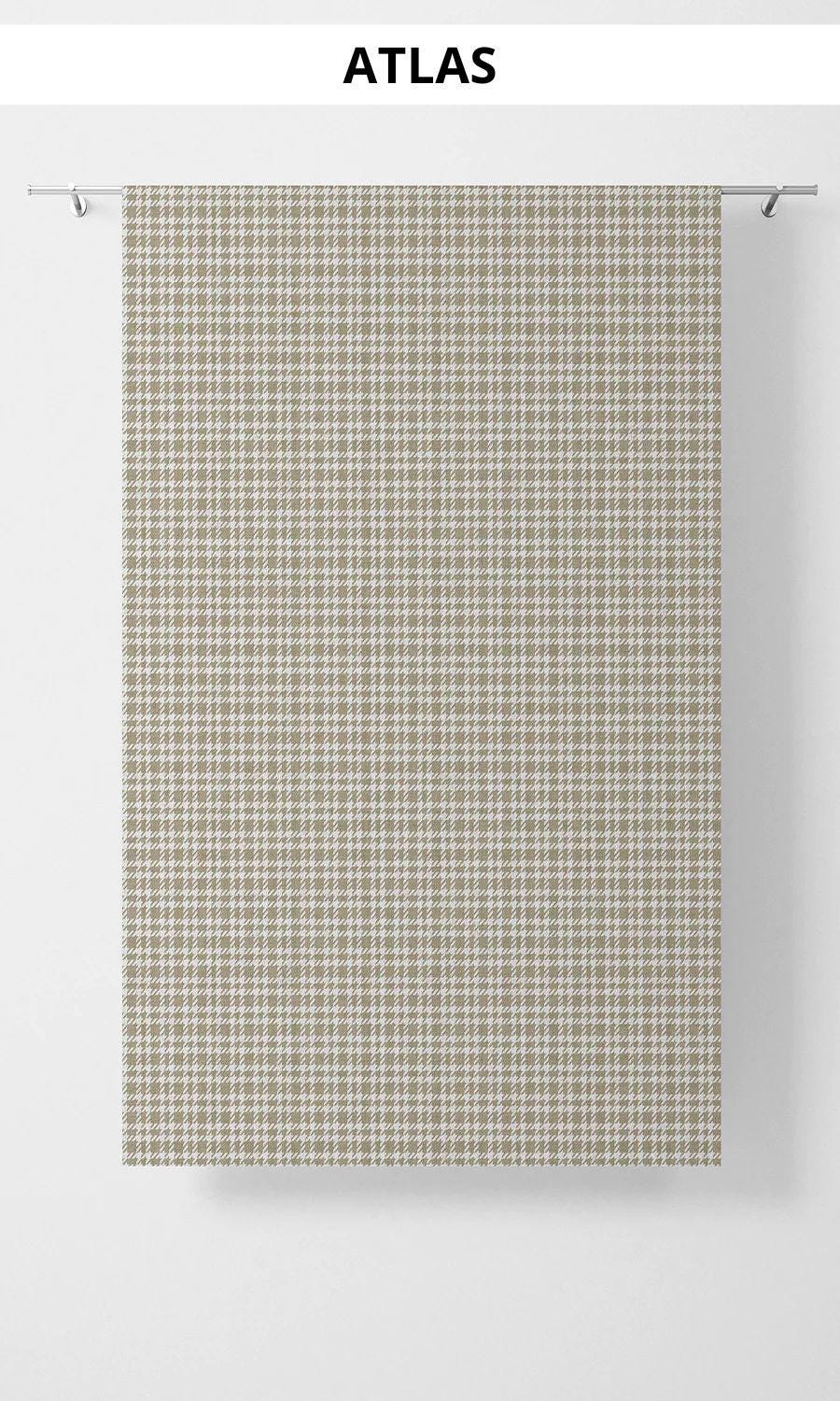 Houndstooth Fabric by the Yard. Multipurpose Fabric for Decor, Roman ...