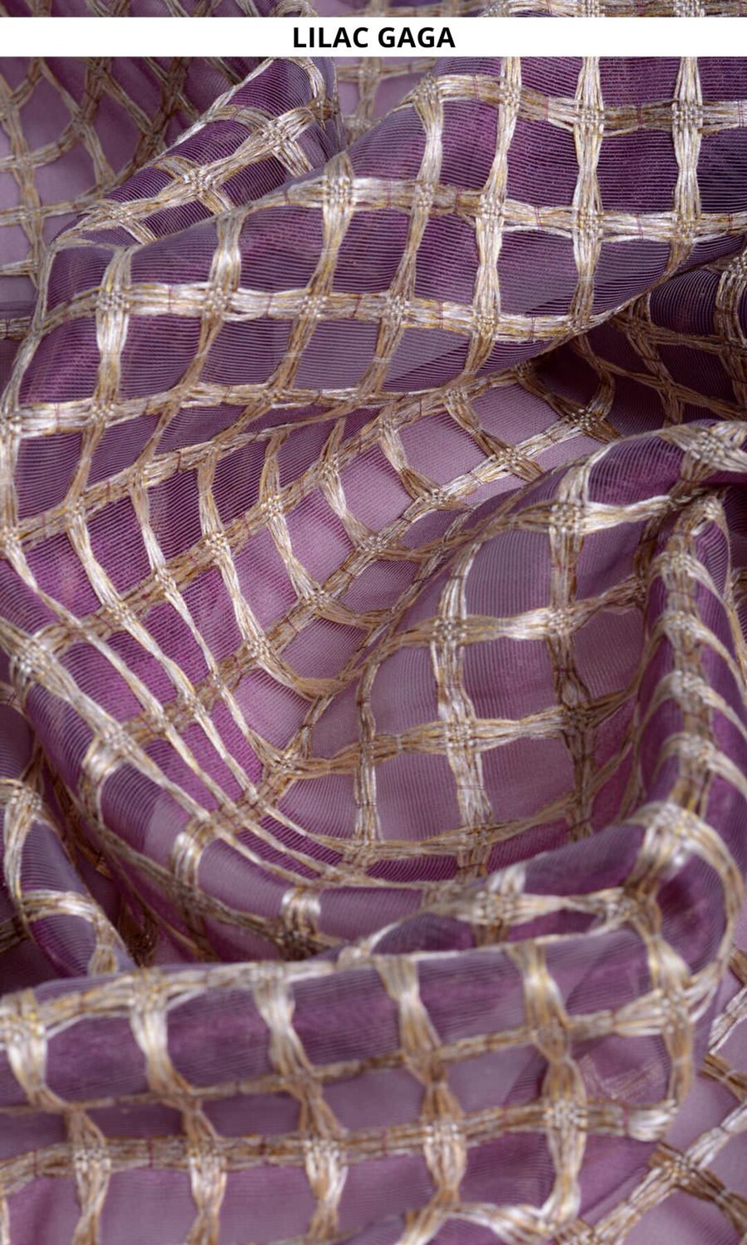 Embroidered Sheer Fabric Curtains. Custom Window Drapes for Living ...