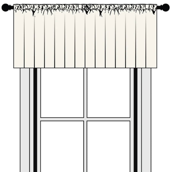 Rod Pocket Valances - Etsy