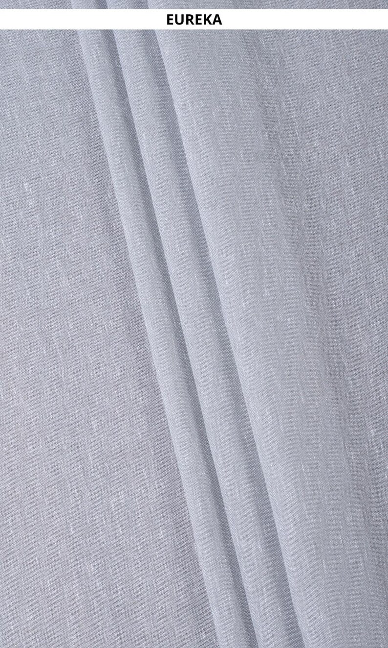 Plain Sheer Roman Shades. Custom Size Voile Window Blinds for Living ...