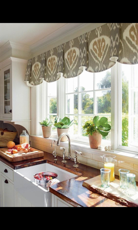 Custom Size Board Mounted Sheffield Valance I 3000 Fabrics I Window ...