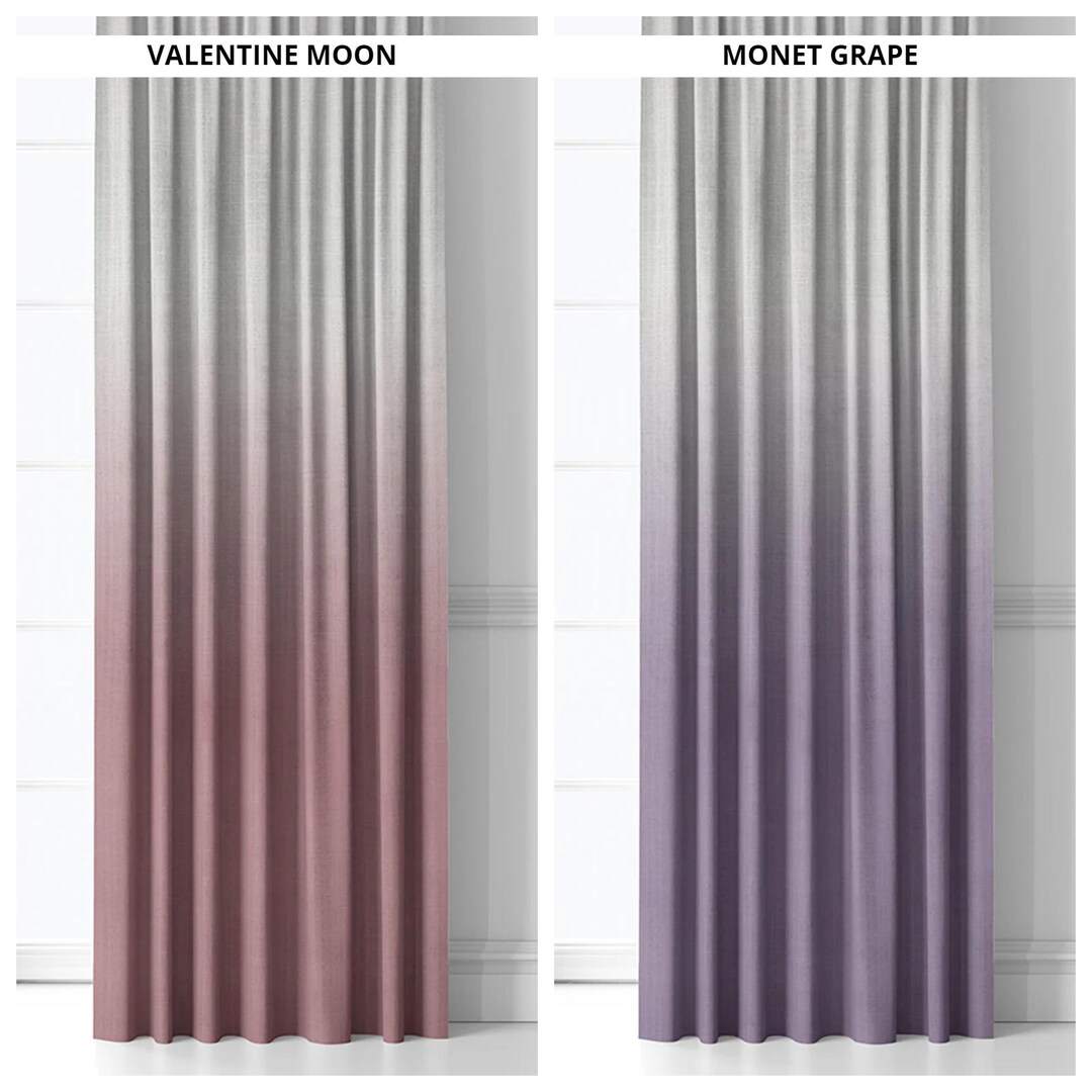 Ombre Two-tone Fabric by the Yard. Multipurpose Usage for Home Decor ...