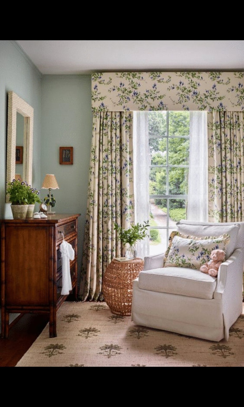 Custom Size Board Mounted Modern Flat Panel Valance I 3000 Fabrics I ...