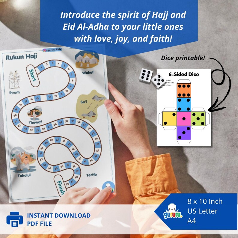 Islamic Hajj Activities Book for Kids – Eid Al Adha Worksheets (PDF ...