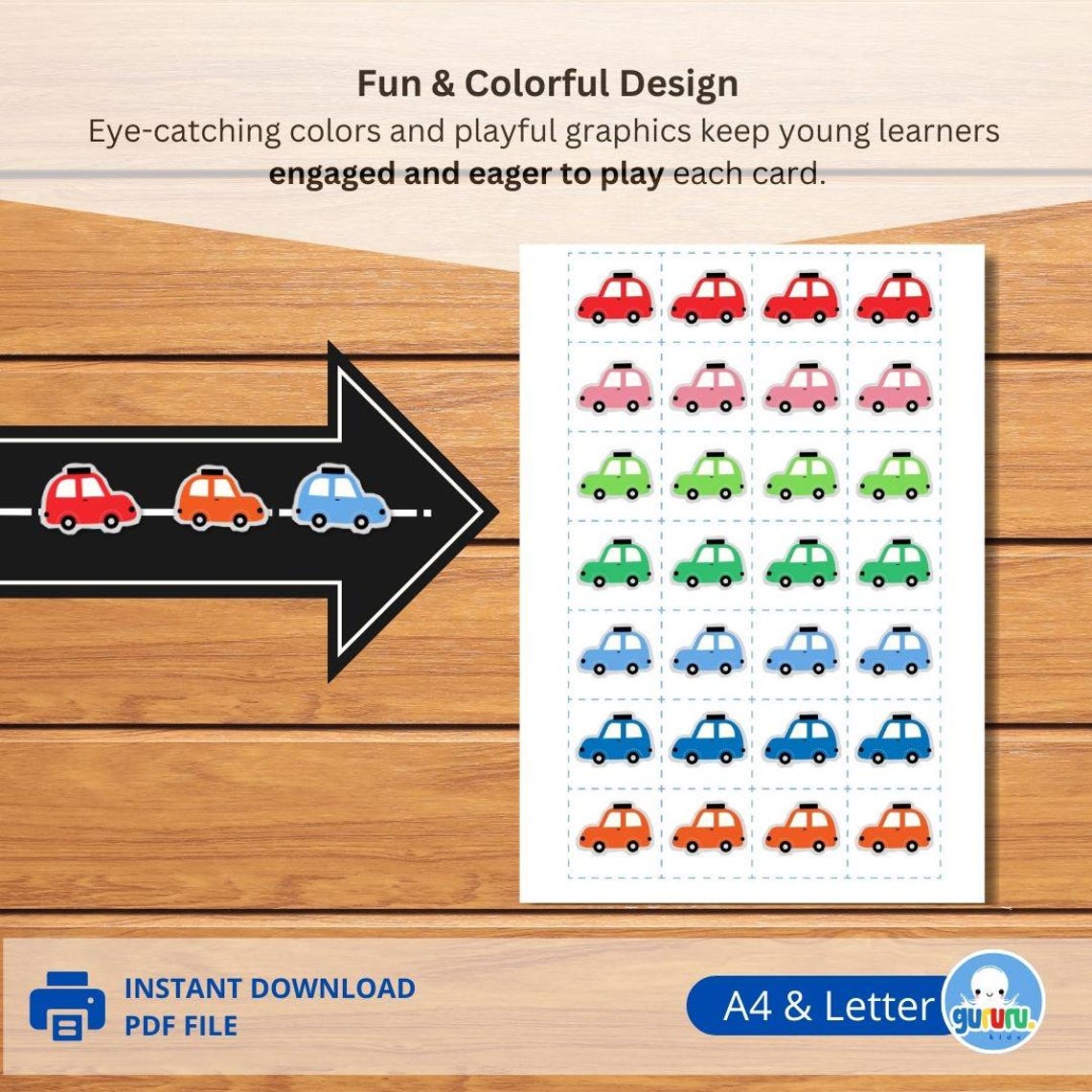 Cars Arrow Coding Activity Printable – Fine Motor Skills Game ...