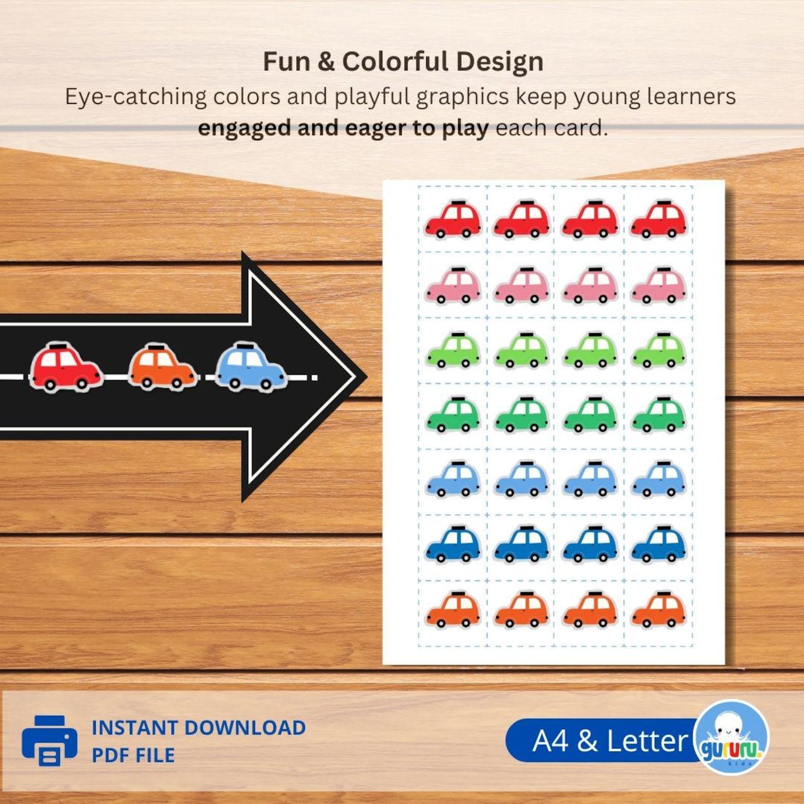 Cars Arrow Coding Activity Printable – Fine Motor Skills Game ...
