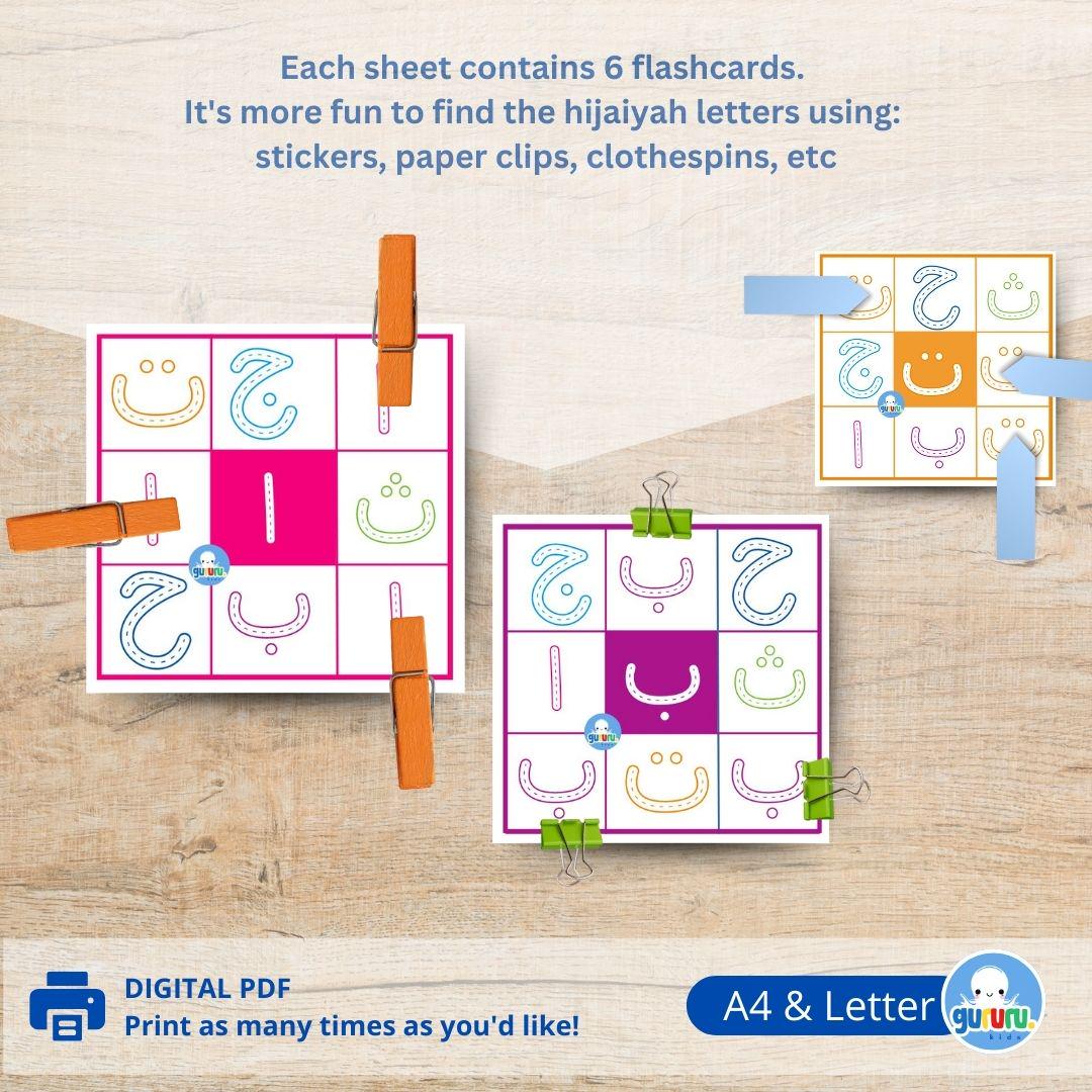 Arabic Letter Search - Tracing Hijaiyah Letter Printable , Qur'an, Alif ...