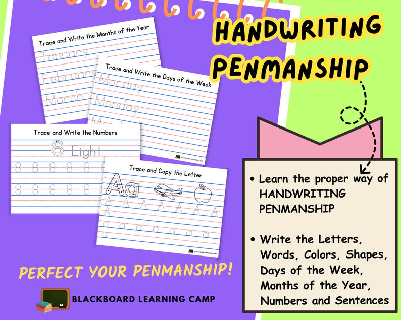 Beginner Handwriting Practice Worksheets - Comprehensive Writing ...